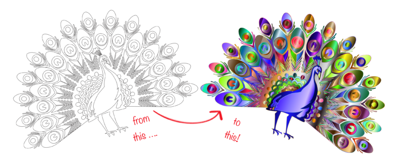 Artful Glee - Free Coloring Pages and Printables